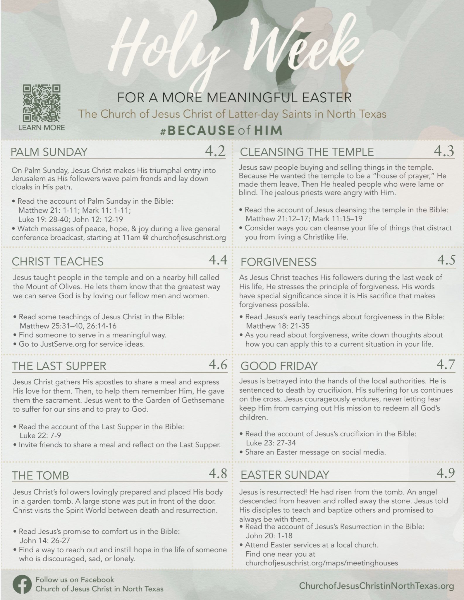 Celebrate Easter with Free Holy Week Calendar and General Conference ...